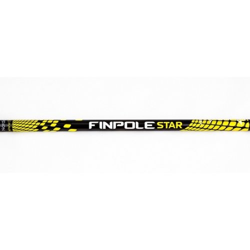 Палки для скандинавской ходьбы Finpole STAR несъемный темляк, черные ...