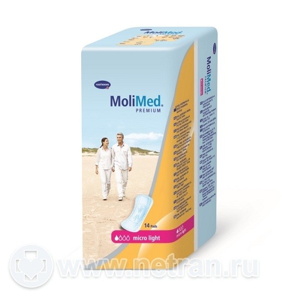 Прокладки урологические MoliMed Premium micro light (МолиМед Премиум ...