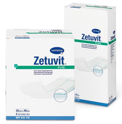 Повязка Zetuvit Plus (Цетувит Плюс) сорбционная стерильная с повышенной ...