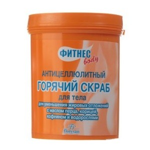 Горячий скраб для тела Фитнес боди антицеллюлитный для похудения и ...