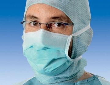 Маска Foliodress mask Comfort Special, трехслойная, операционная, мягкая окантовка, зеленые, 50 ...