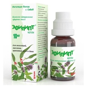 Капли для ингаляций Эфилипт противовоспалительное и противоотечное ...